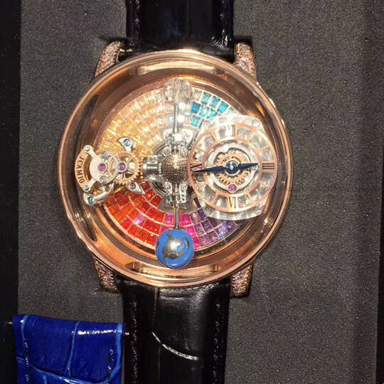 Jacob & Co Astronomia Rose Gold Case Rainbow Diamonds Dial | Buy ...