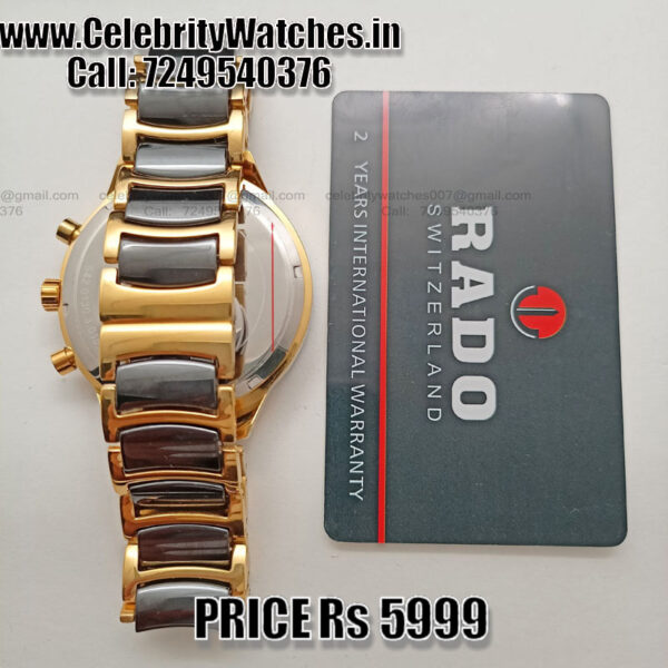 Rado Watches for Men | Centrix Automatic Chronograph Gold Bracelet ...